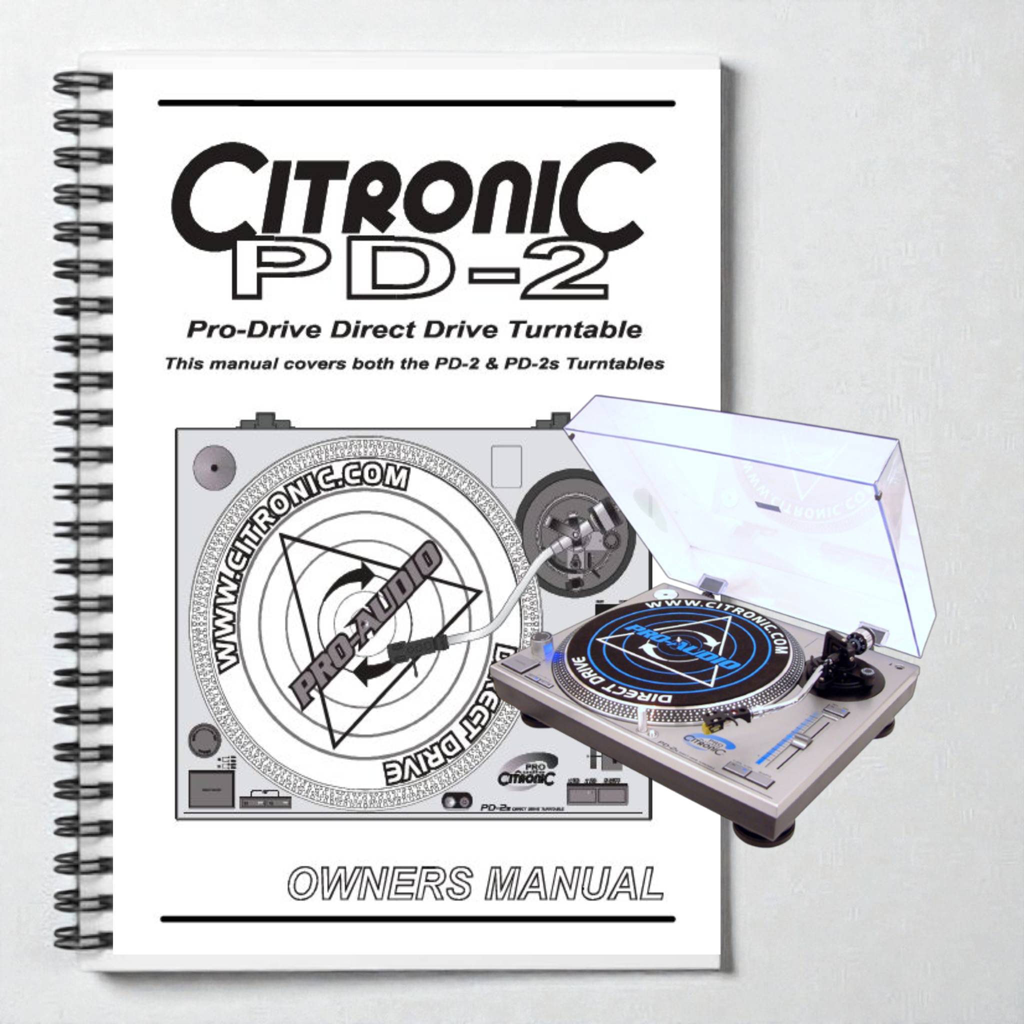 Citronic PD-2 / PD-2S ProDrive Direct Drive Turntable Manual (Digital ...