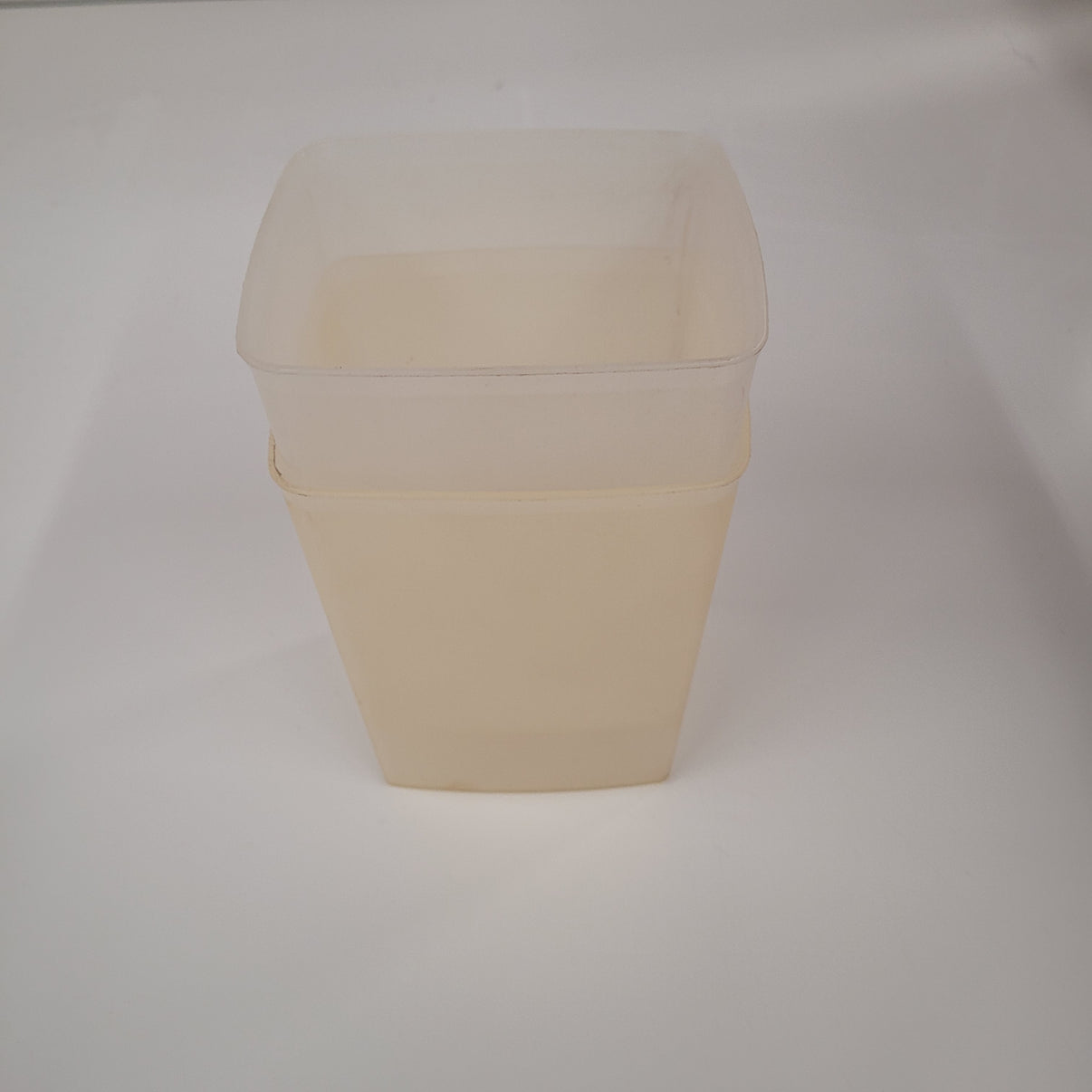 Vintage Tupperware Set Of 2 Clear Stacking Replacement Containers 1311 ...