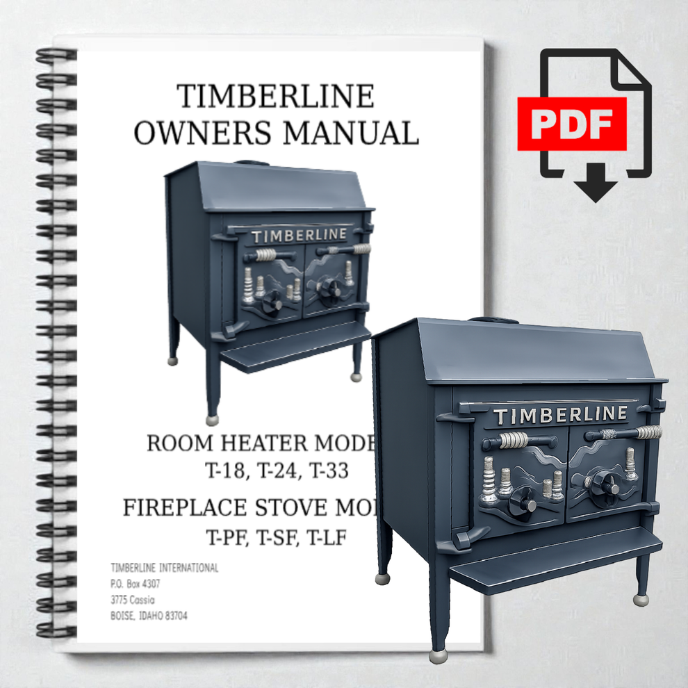 Timberline Wood Stove Owner’s Manual – Wainfleet Trading Post