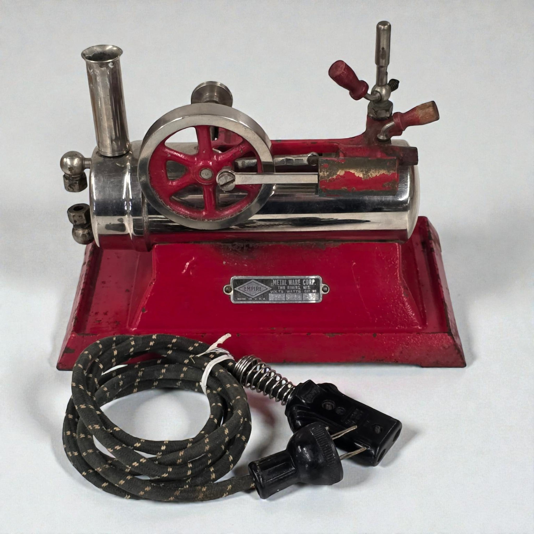 Antique Empire Toy Steam Engine Model B30 – Cast Iron Base – Brass – C ...