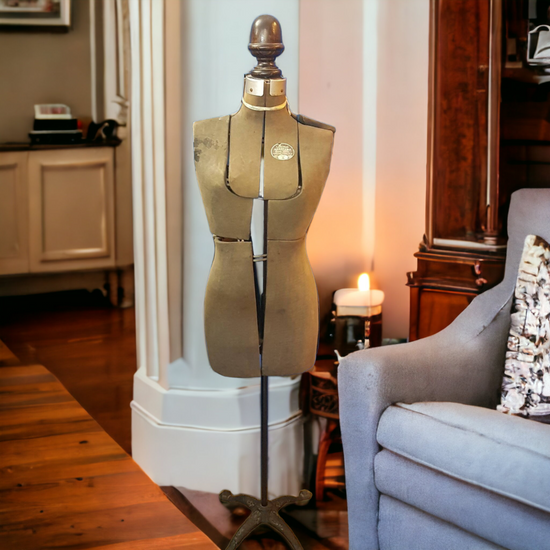 Vintage Acme Mannequin Sewing Dress Form Adjustable Body Size A ...