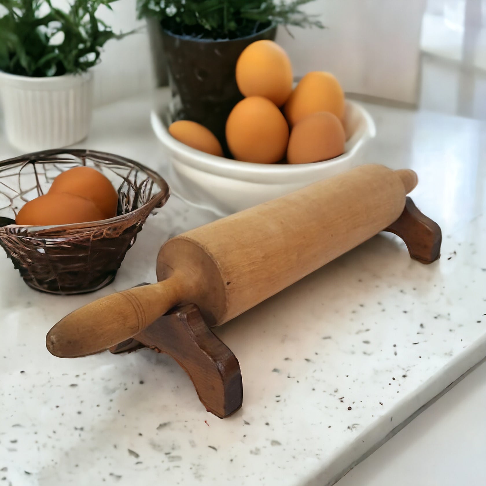 Rolling Pin Holder Display Rack Kitchen Counter Display – Wainfleet ...