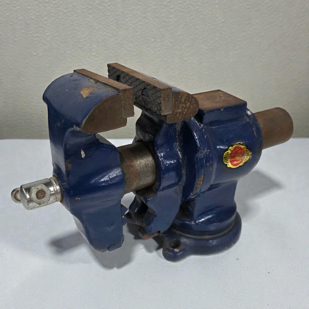 Blue Cast Iron Swordfish Swivel Base Table Vise 2.5" Jaws – Wainfleet ...