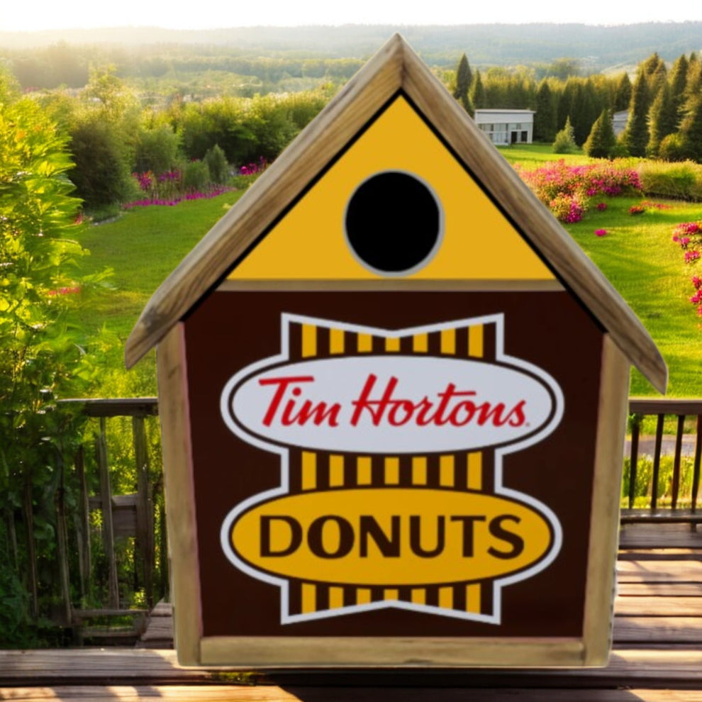 Retro Styled Tim Hortons Bird House – Wainfleet Trading Post