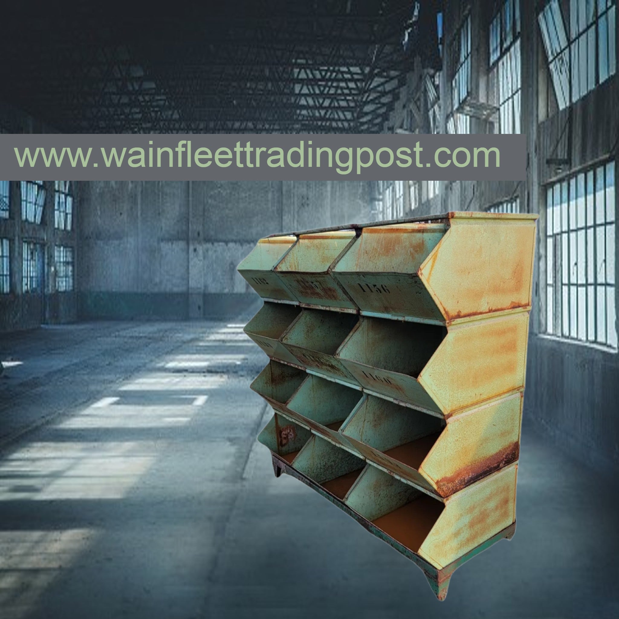 Large industrial factory bins – Wainfleet Trading Post