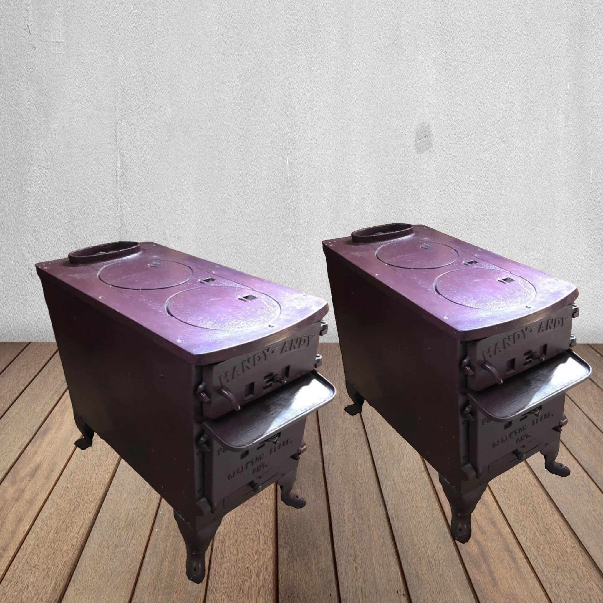 Handy Andy Box Stove Pair Wood Stove Findlay Foundry – Wainfleet ...
