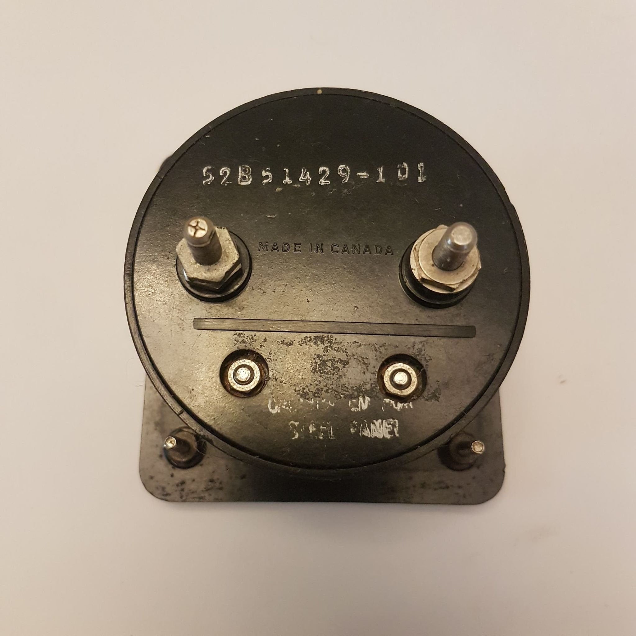 Vintage bakelite aircraft / radio gauge Bach-Simpson London Ontario ...