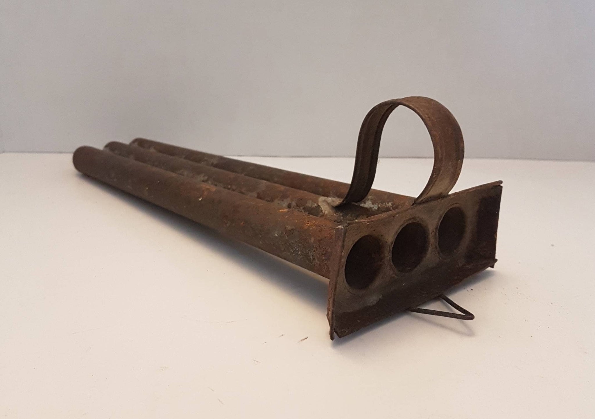 Antique Tin Candle Mold Victorian Tinsmith Candle Press – Wainfleet ...