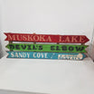 Wooden Muskoka Lake Cottage Sign – Wainfleet Trading Post