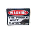 Beware Of Dog Sign WARNING The poodle ain't playin' funny sign ...