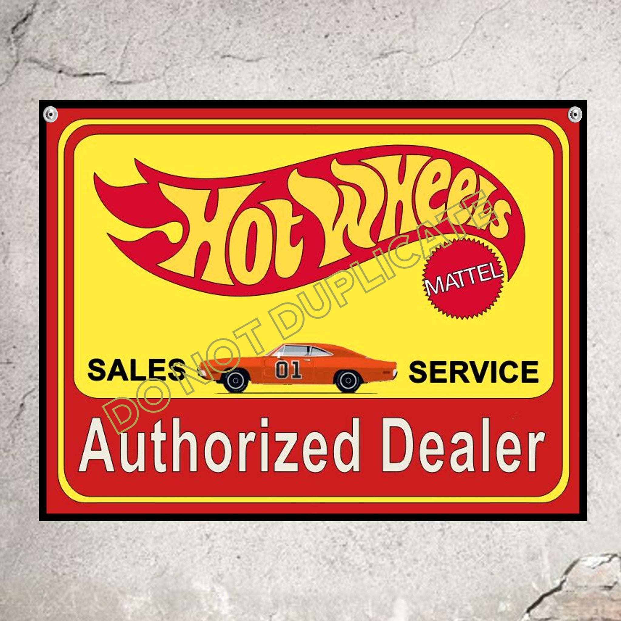 Hot Wheels Vintage Retro Reproduction Metal Sign Add Your Name ...